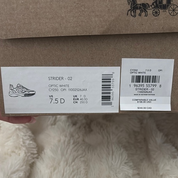 Coach | Shoes | Coach Optic White Tennis Shoes | Poshmark